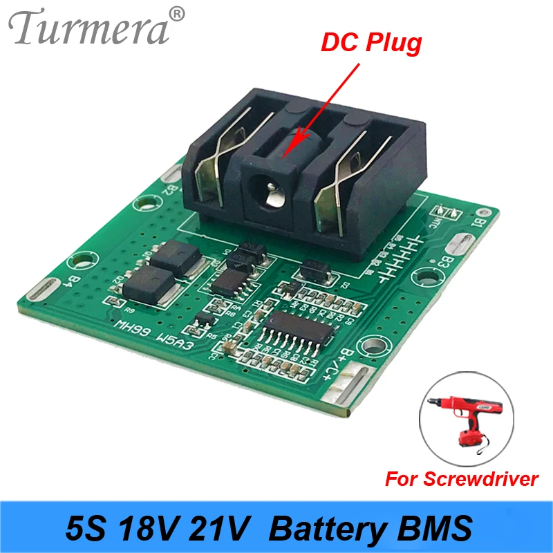 5s 18v 21v 20a Li-ion Lithium Battery Bms 18650 Battery Screwdriver ...