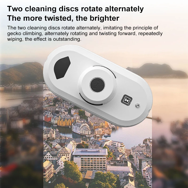 Double-disc Electric Glass Wiper Large Suction Automatic Robot Window ...