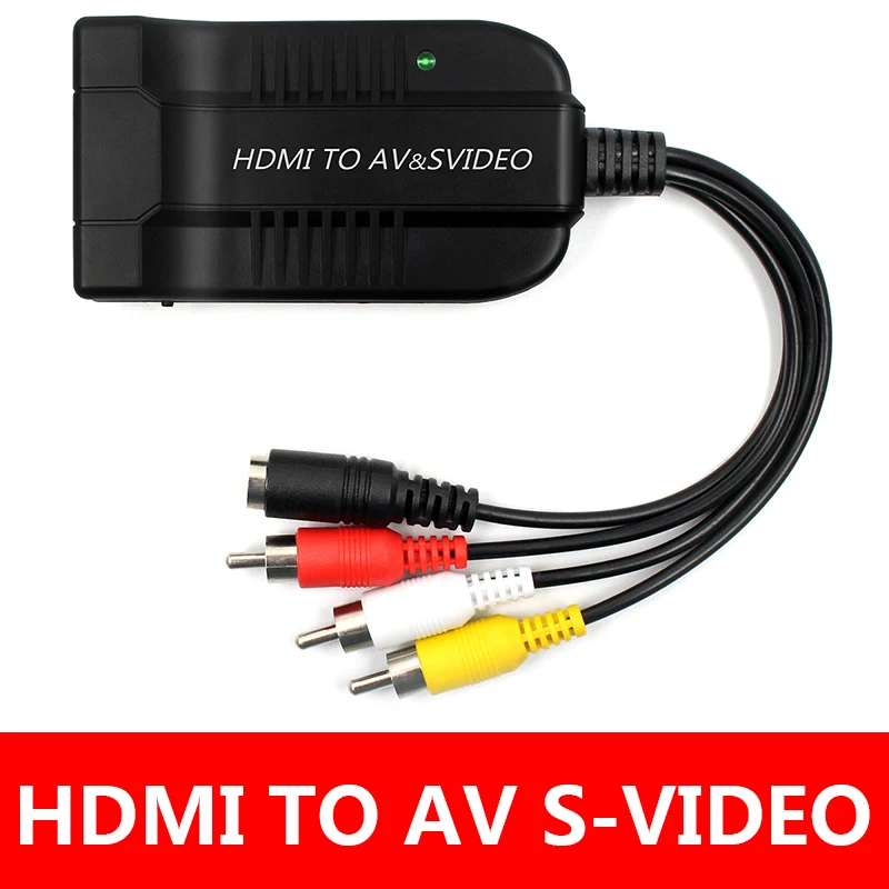 HDMI to SVideo Converter HDMI to RCA Adapter R/L Audio Video Converter ...