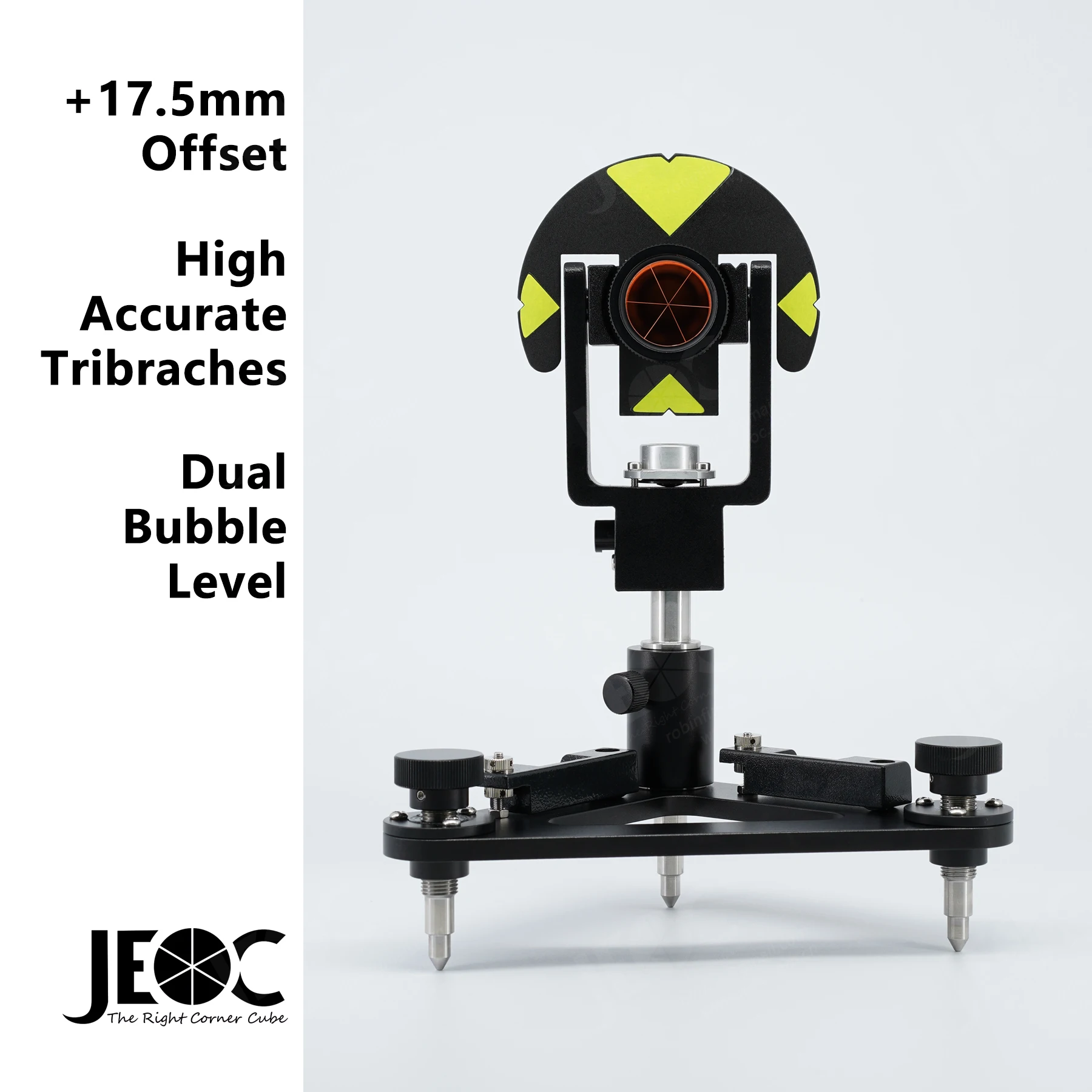 JEOC Accurate Mini Prism GMP101 & Tribrach Set, Surveying Reflector For ...