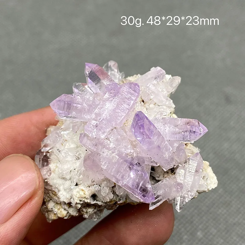 100% Natural Rare Mexico Cruz Double head crystal amethyst mineral ...