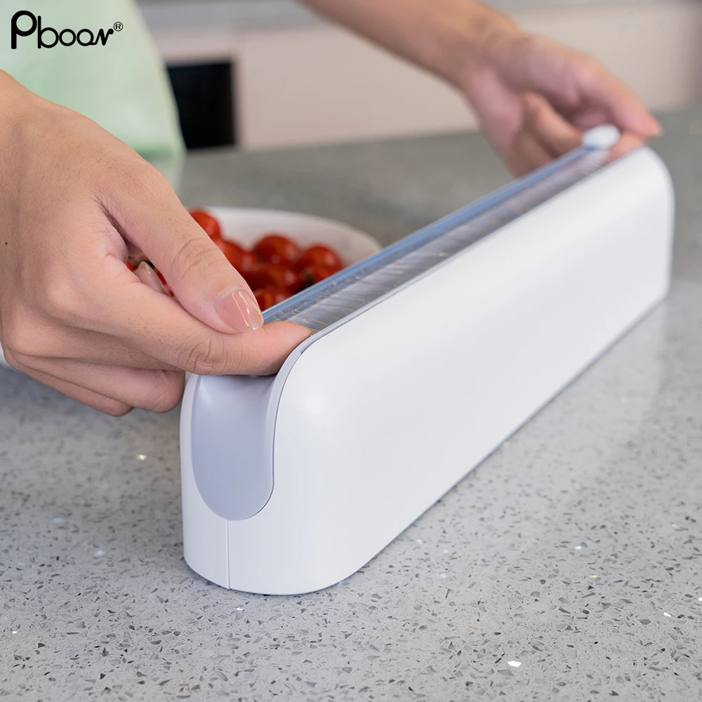 Magnetic Plastic Wrap Cutter Food Wrap Dispenser High Quality Foil ...