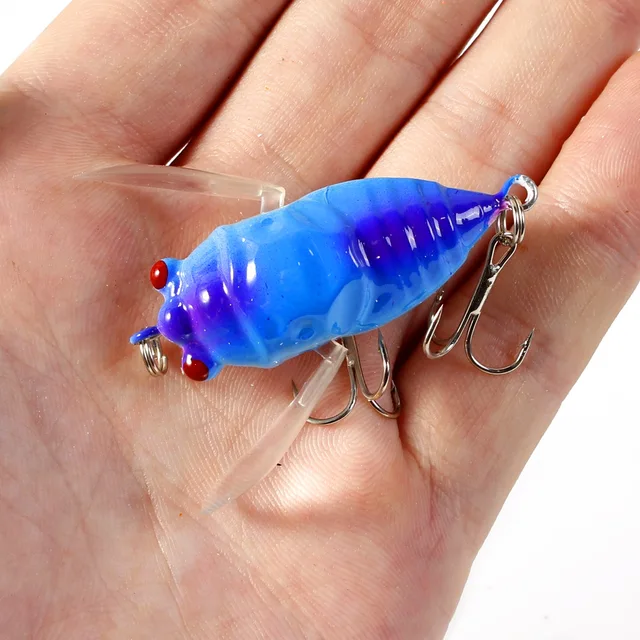 1pcs Simulation Cicada Hard Fake Bait Fishing Lure 5cm 6g Bionic Iscas ...
