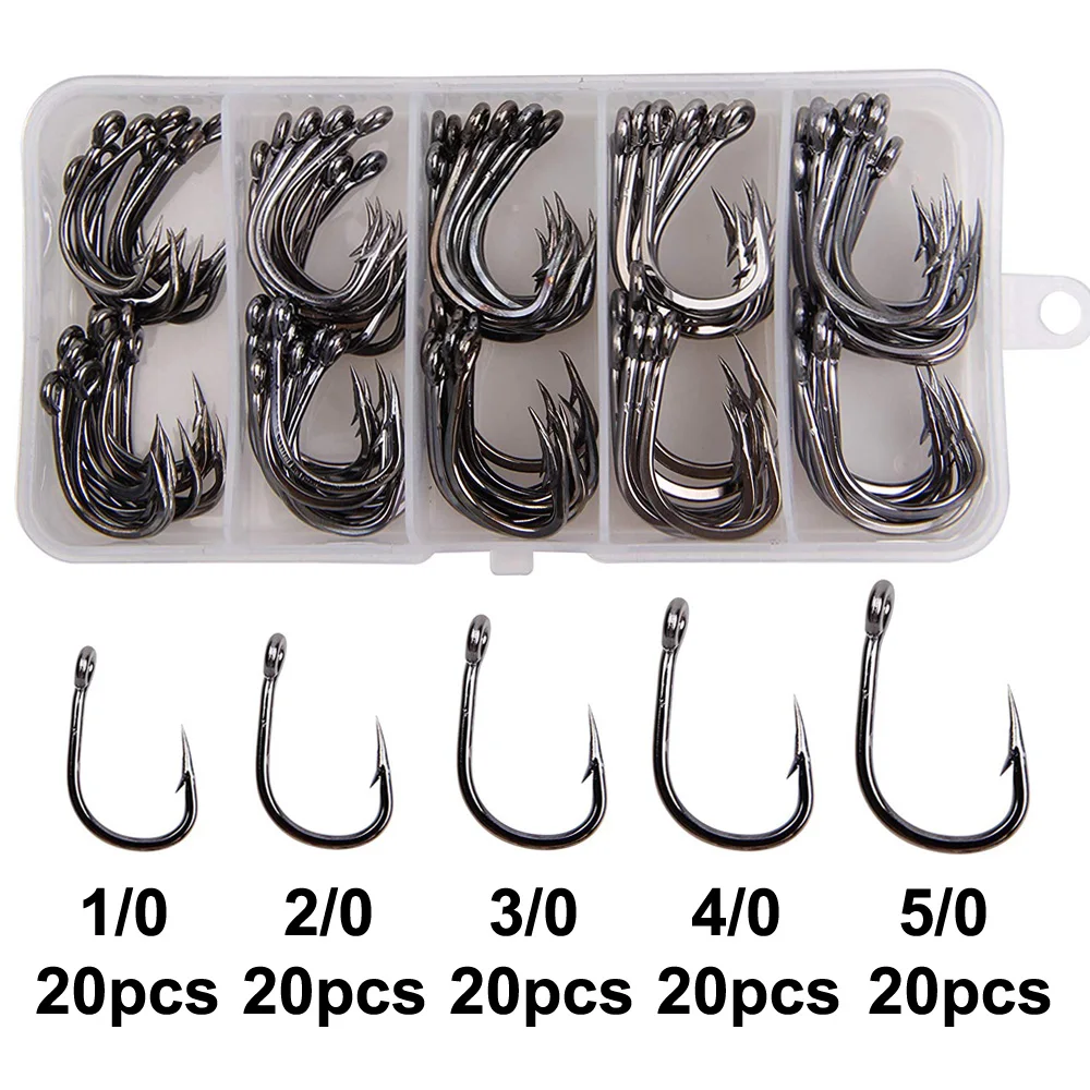 Stainless Steel Fishing Hooks | Stainless Steel Circle Hooks | Circle Hook Saltwater - Fishhooks ...