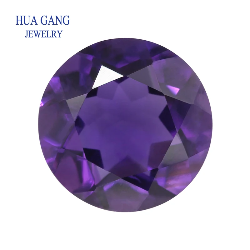 1.5-6mm Natural Dark Color Amethyst Beads Stones Loose Gemstone Round ...