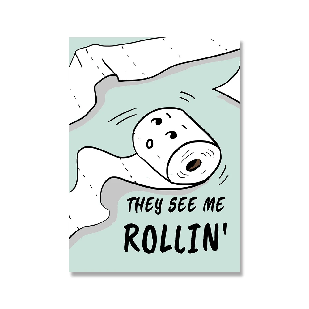 They See Me Rollin Meme Toilet Paper