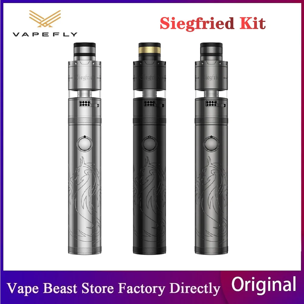 NEW Vapefly Siegfried 21700 Tube Kit 7ml Capacity Powered by 21700 ...