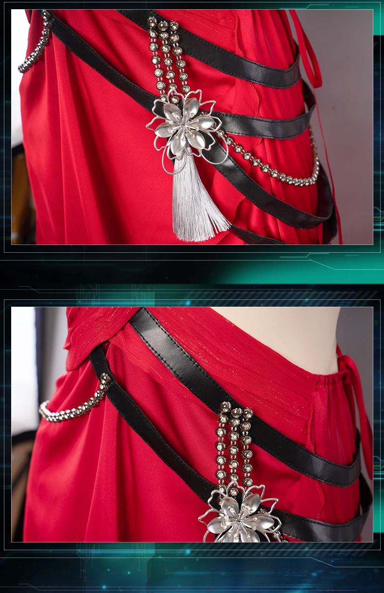 Game Azur Lane Akagi Cosplay Red Costume For Women - AllCosplay.com