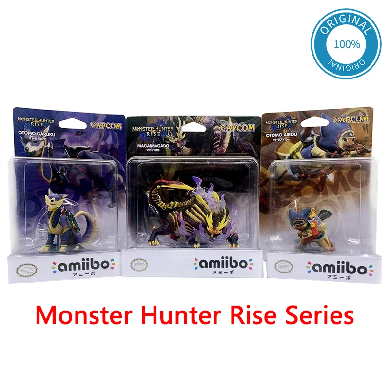 Figura-Nintendo-Amiibo-Monster-Hunter-Rise-Series-Otomo-Airou ...