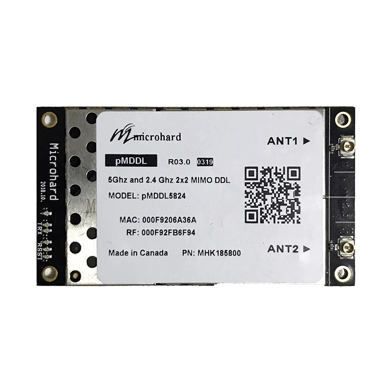 Microhard pMDDL5824 2.4 5.8 GHz MIMO 2X2 Mhk185800 무선 모뎀 데이터 전송 고속 새로운 원본, 마이크로하드, 오리지널|GPS 수신 ...