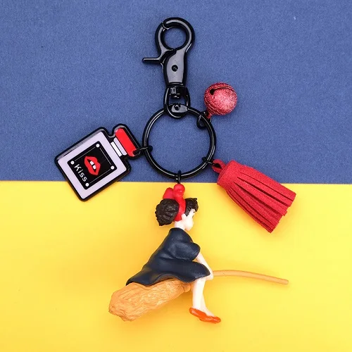 Anime Kiki's Delivery Service Cartoon Keychains - KawaiiMerch.com