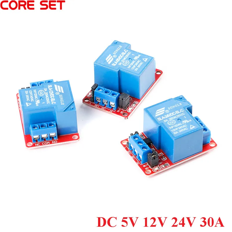 1-Channel-High-power-Relay-Module-5V-12V-24V-30A-With-Optocoupler ...
