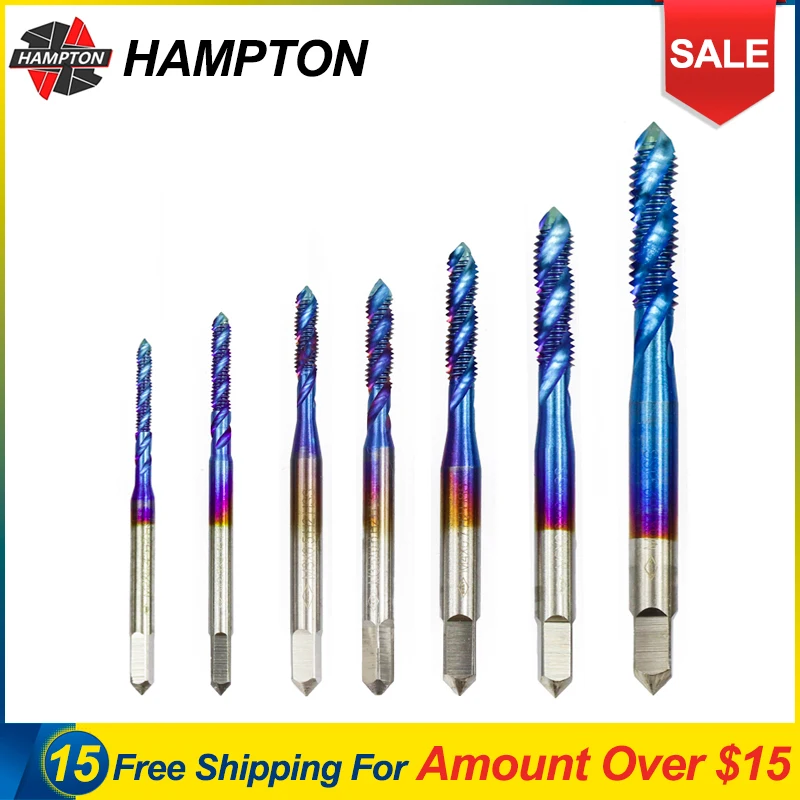 Freeshipping 1pc M2 M2.5 M3 M3.5 M4 M5 M6 Spiral Screw Tap Drill Bit ...