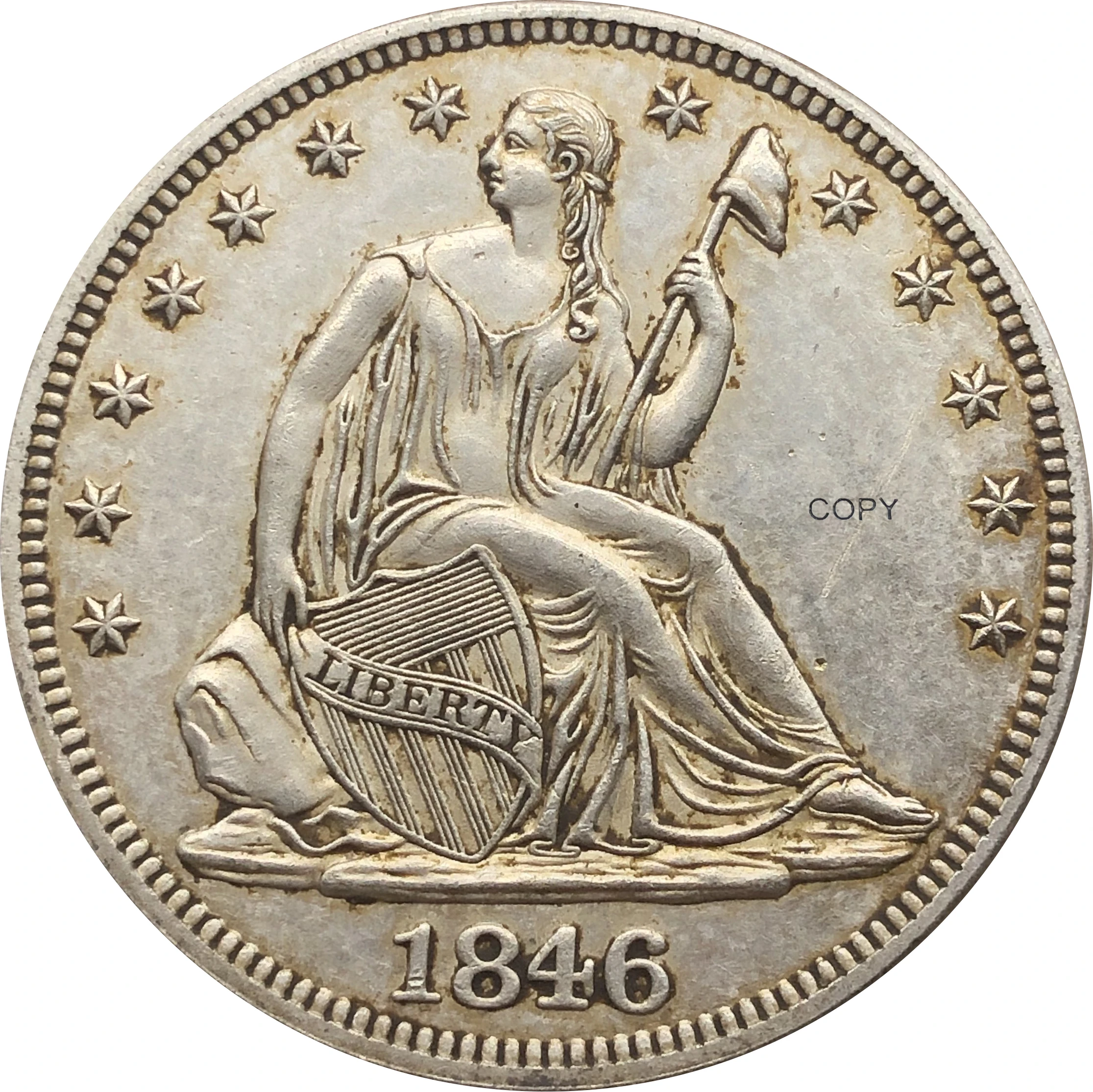 Coins & Money Collectibles Art & Collectibles 1846-O US Half Dollar ...