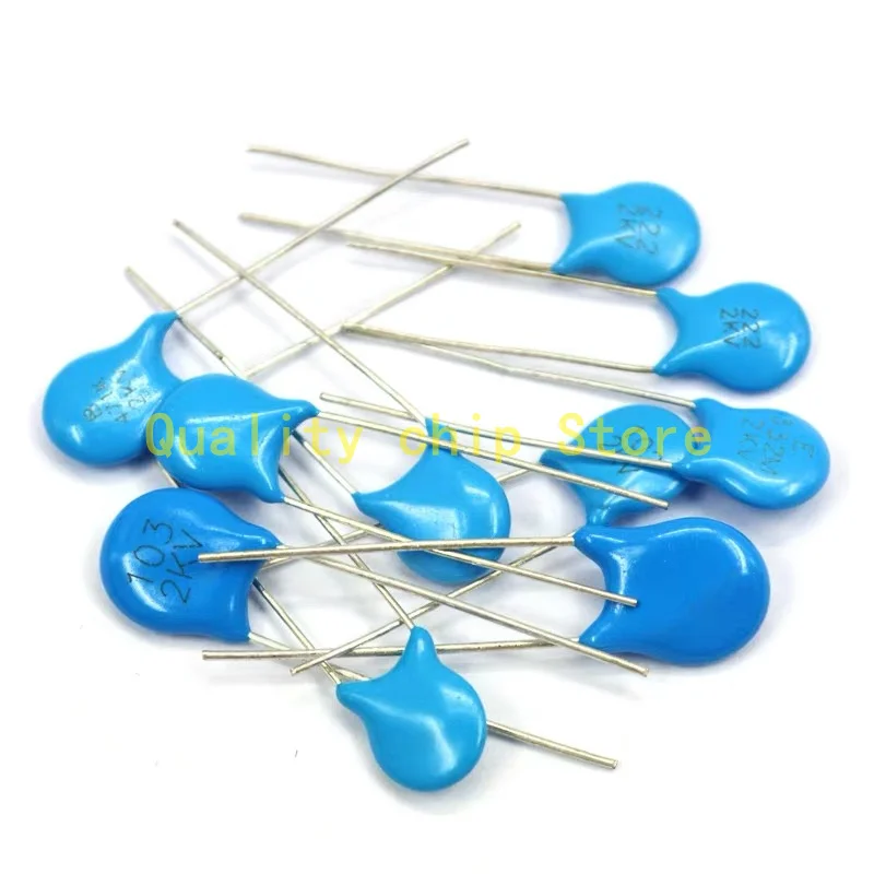 20pcs High Voltage Ceramic Capacitor 2kv 2000v 101 221 471 681 102 222 ...