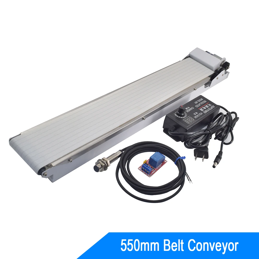 550mm-Belt-Conveyor-Kits-Photoelectric-Sensor-Switch-Automatic-Control ...