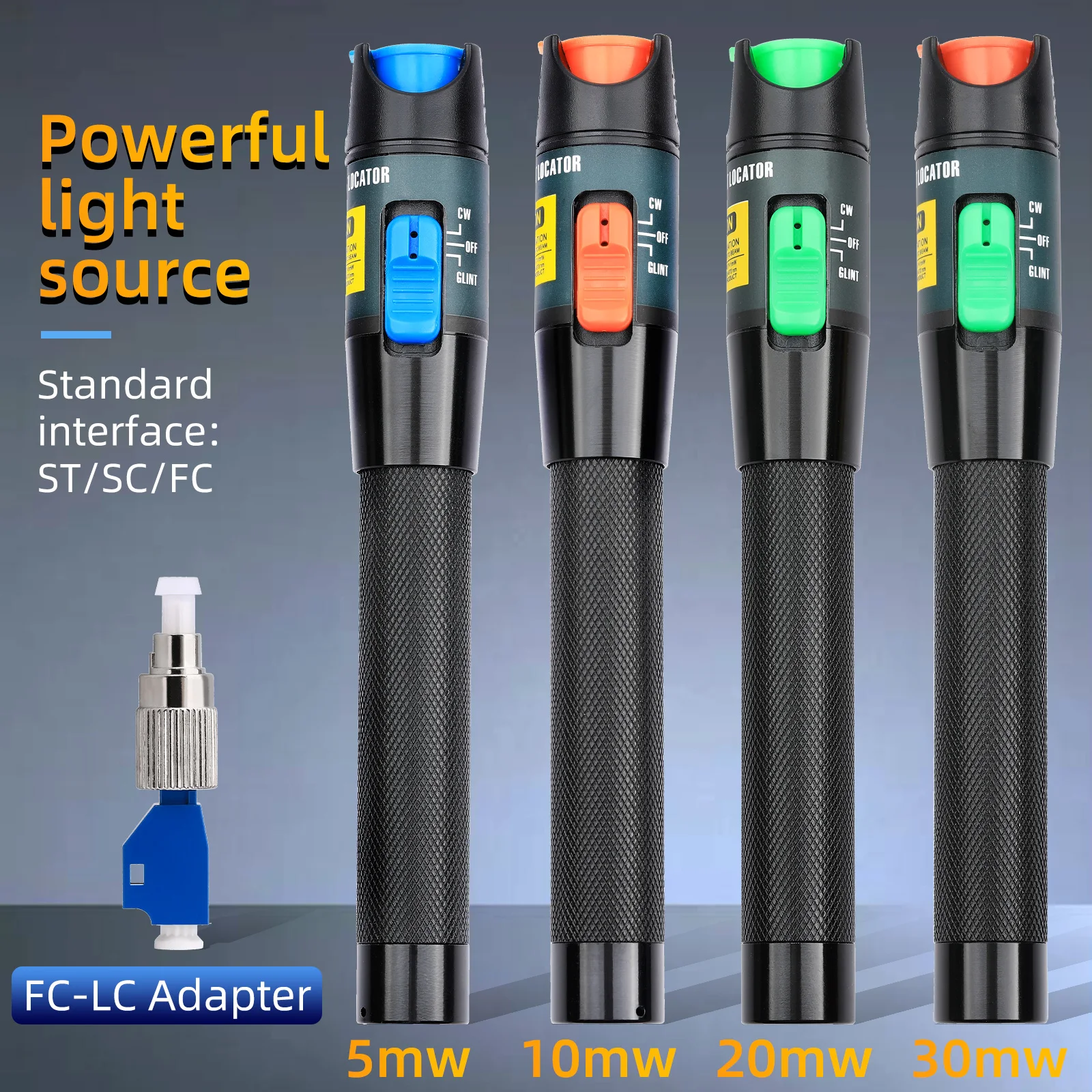 Kelushi 1-30mw Visual Fault Locator Fiber Cable Tester Fc Male To Lc ...