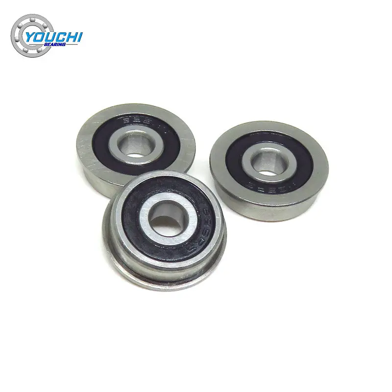 10pcs-F625-2RS-5x16x5-mm-Miniature-Flange-Bearing-625-RS-F625RS-5-16-5 ...