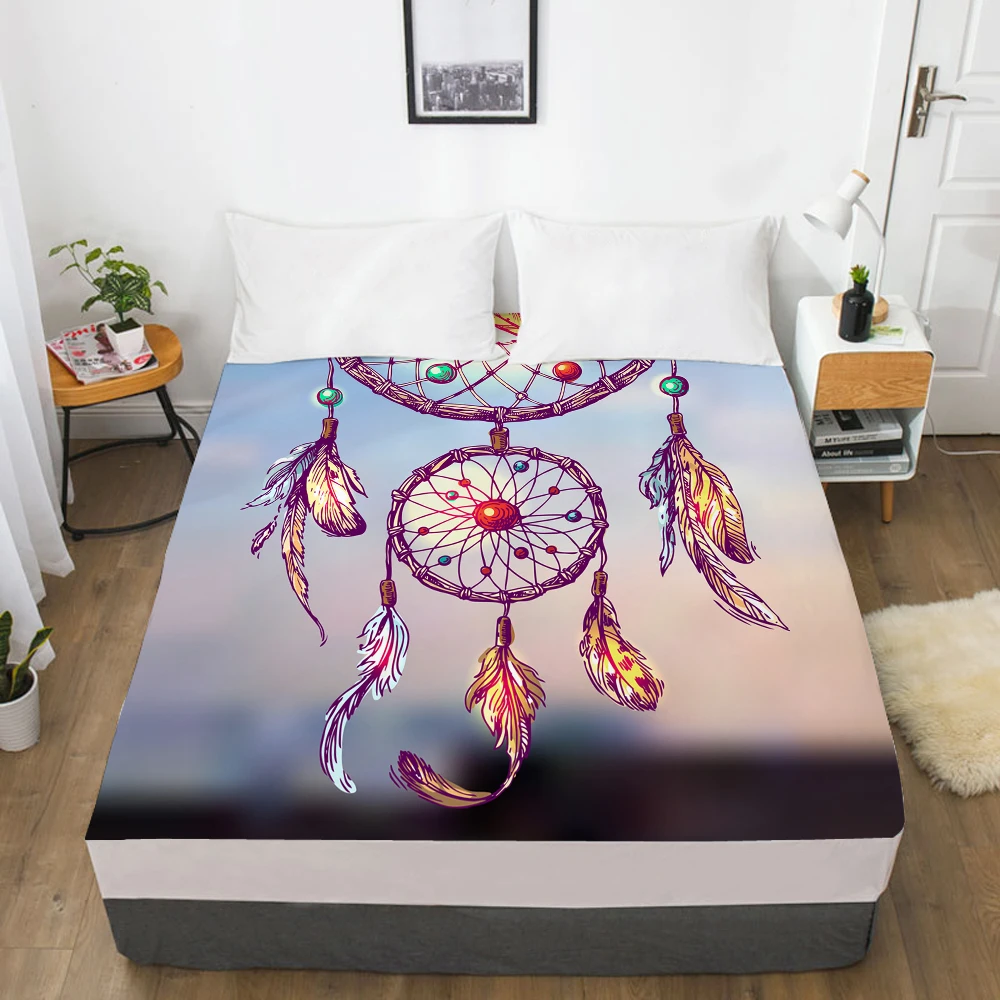 Luxury-Elastic-fitted-sheet-bed-sheet-With-An-Elastic-Band-Mattress ...