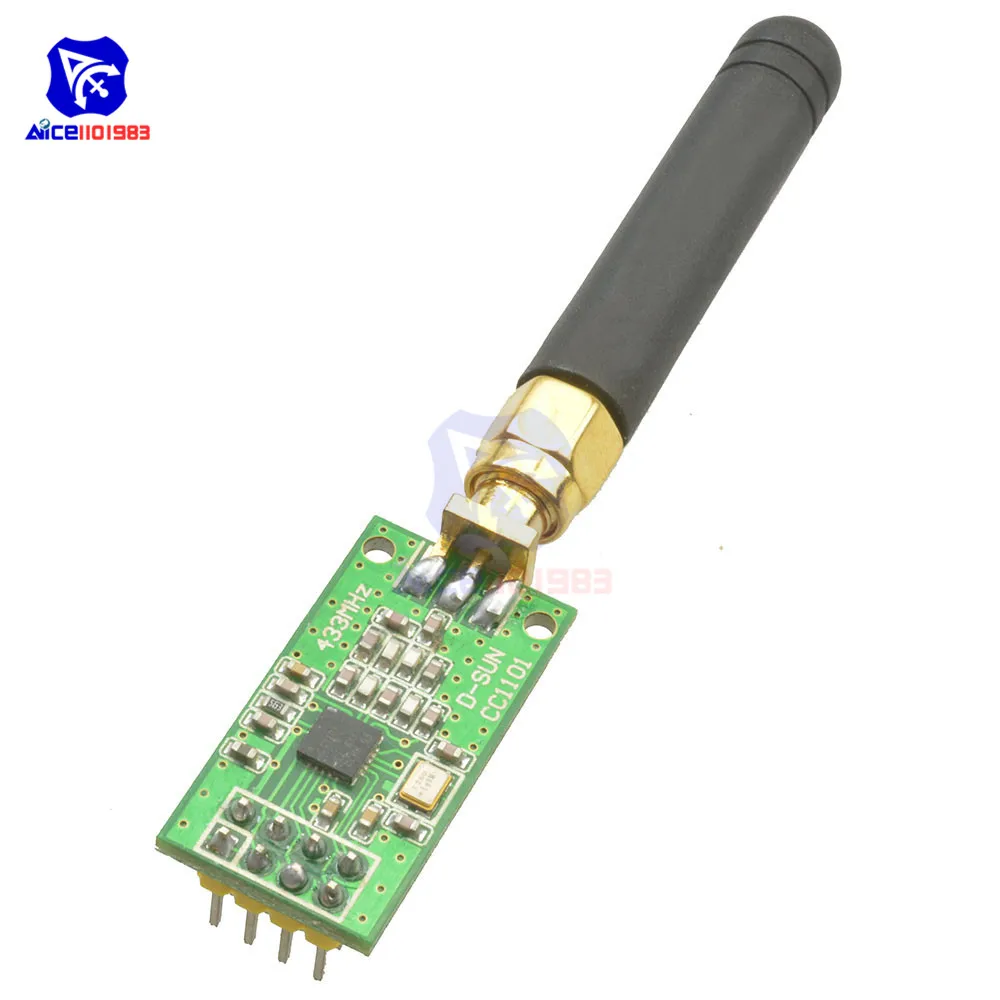 Diymore cc1101 433mhz módulo transmissor receptor sem fio com antena ...