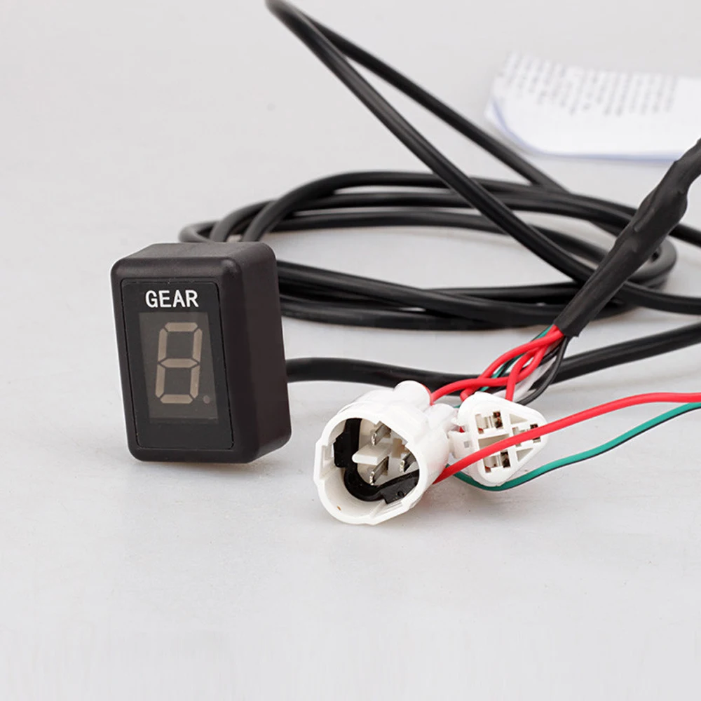 Motorcycle Lcd Electronics 6 Speed 1-6 Level Gear Indicator Digital ...