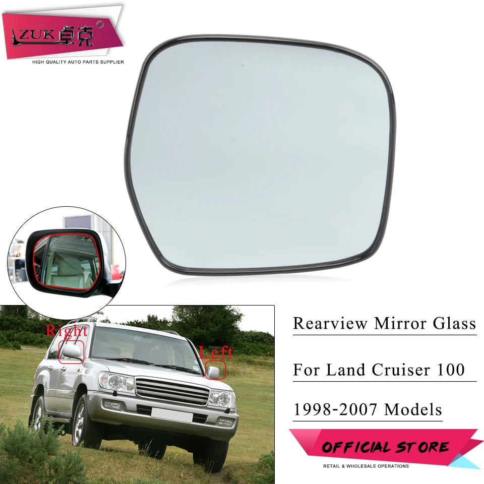 ZUK-Car-Outer-Rearview-Door-Wing-Mirror-Lens-Glasses-For-Toyota-Land ...