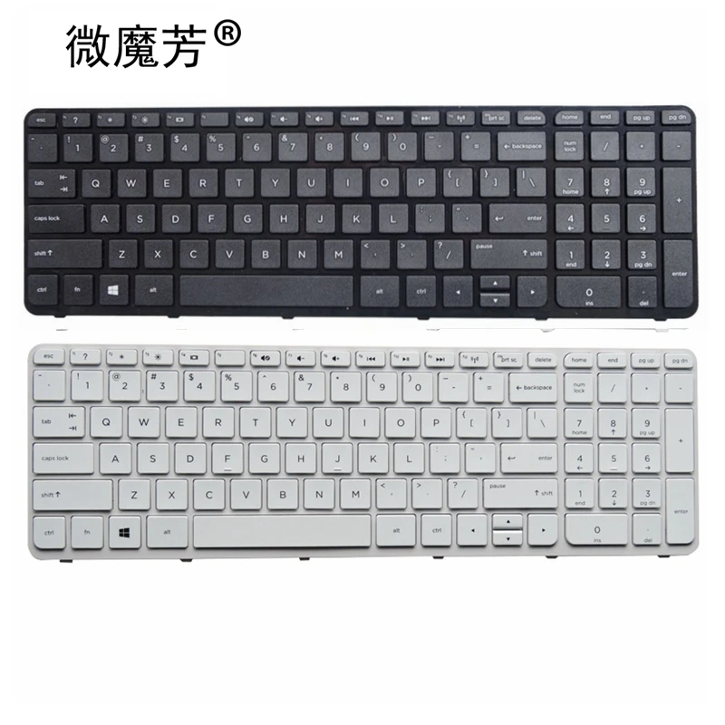 English Laptop Keyboard For Hp Pavilion 15-n 15-e 15e 15n 15t 15-f 15-g ...