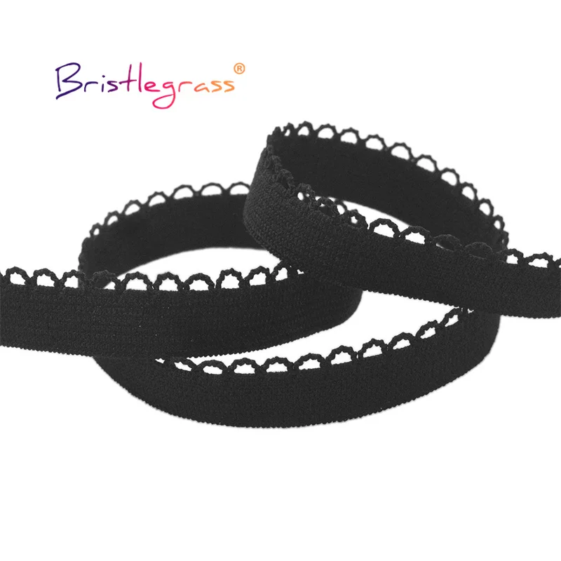 BRISTLEGRASS 50 100 Yard by Roll 3/8" 10mm Picot Loop Elastic Band ...