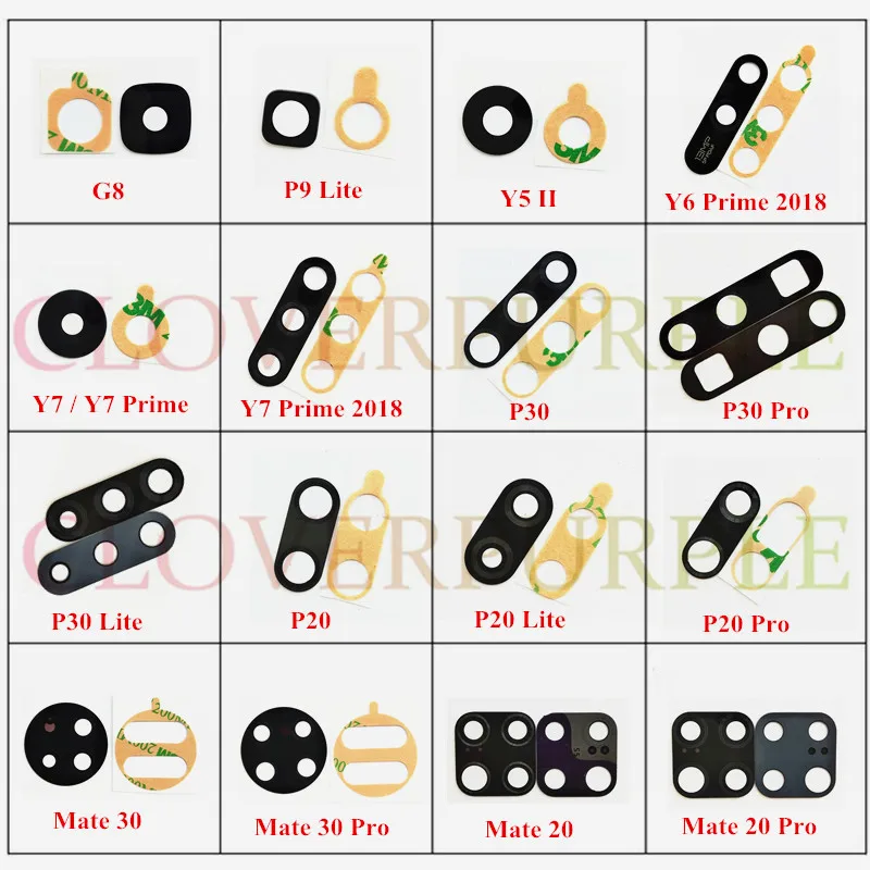 1x Back Camera Glass Lens For Huawei G8 Y511 2 Y6 Y7 Prime 2018 P9 P20 ...