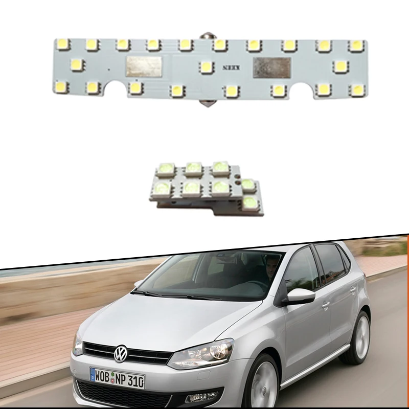 2x for VW Volkswagen POLO 6R 6C MK5 2010~2017 Interior Lights Dome Map ...