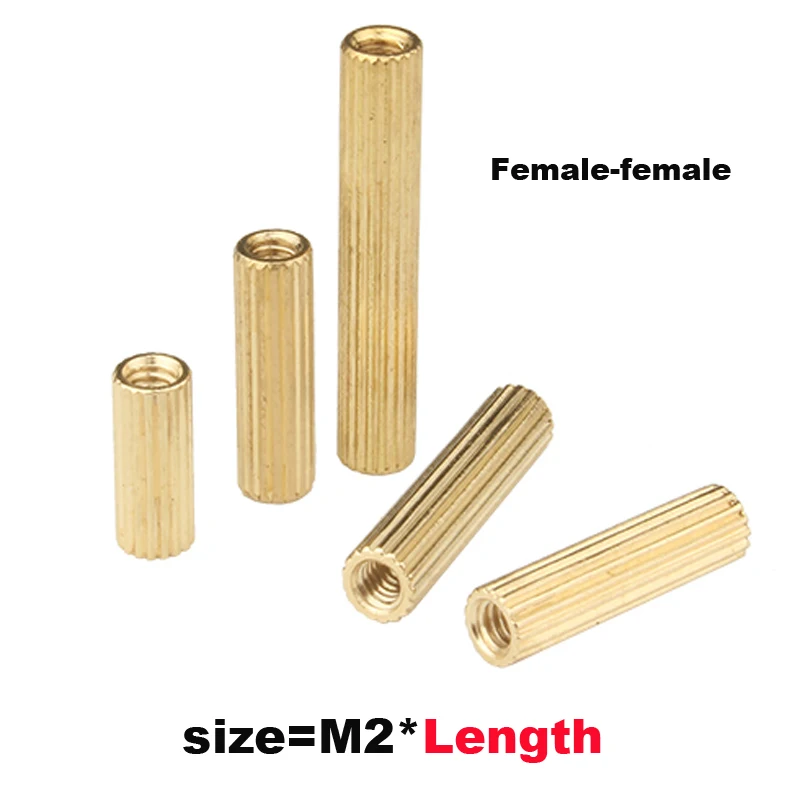 Male-female-M2-7mm -Colonne de Support d'entretoise ronde en laiton ...