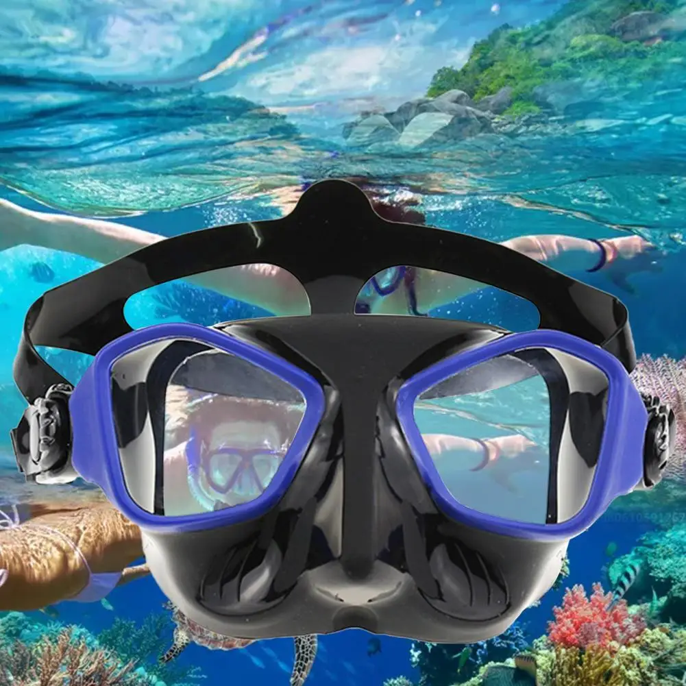 Diving-Glasses-for-Adult-Anti-fog-Clear-Wide-Vision-Swim-Glasses ...