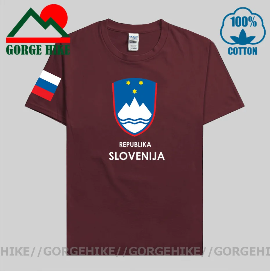 Slovenia Slovene men t shirt jerseys nation team tshirt 100% cotton t shirt country clothing ...