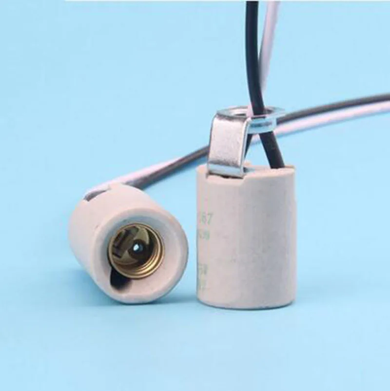 5pcs High Quality E12 Lamp Holder With Bracket Extension Cord / Crystal ...