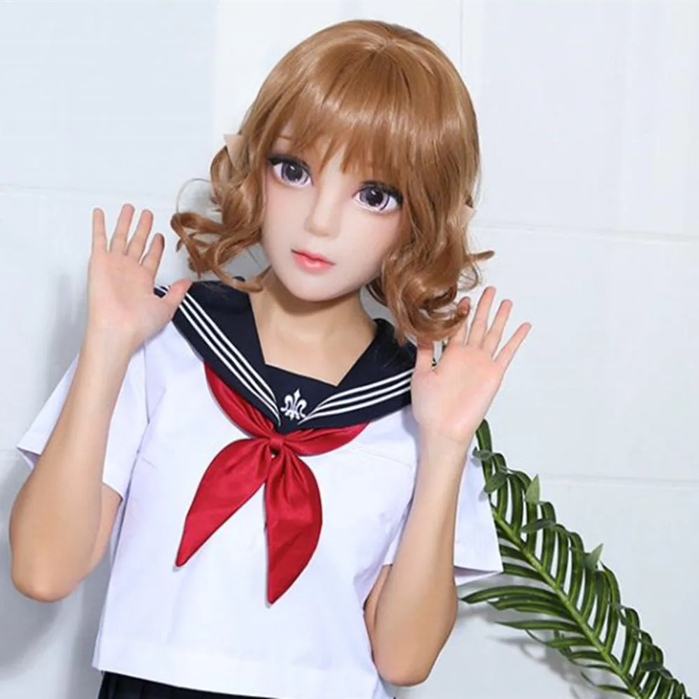 KnowU Lifelike permanent Makeup female face Mask Crossdresser Silicone ...