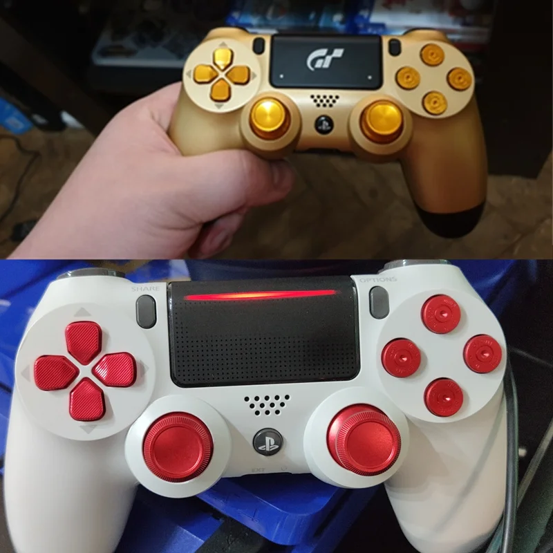 Mando-anal-gico-de-Metal-para-Sony-Playstation-mando-Dualshock-4-PS4 ...