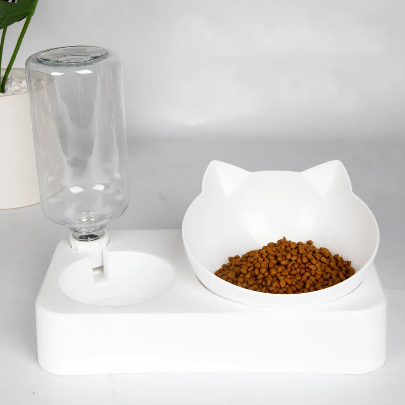 Kawaii Cartoon Shaped Automatic Drinking Bowl for Cats Dog Plastic ...