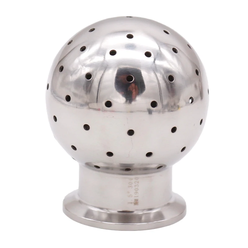1.5"Tri-clamp Fixed CIP Spray Ball DN40 50.5mm OD 304 Stainless Steel ...