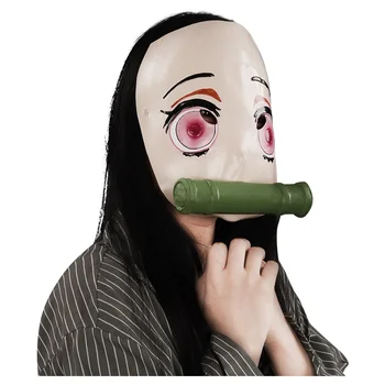 Anime Demon Slayer Kamado Nezuko Cosplay Mask - AllCosplay.com