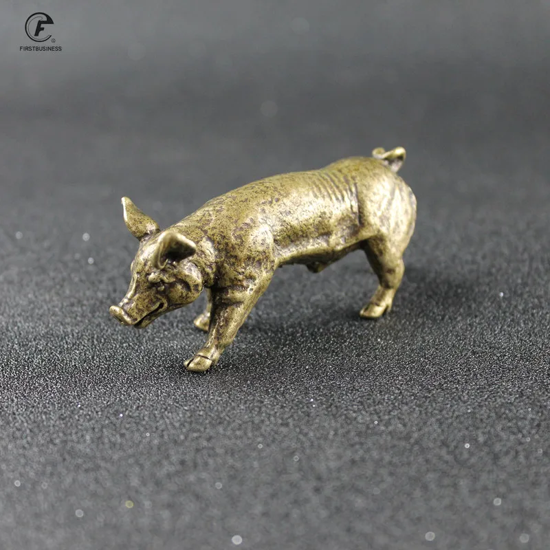Miniature Metal Wild Boar Hog Statue Wild Pig figurine Collectibles ...