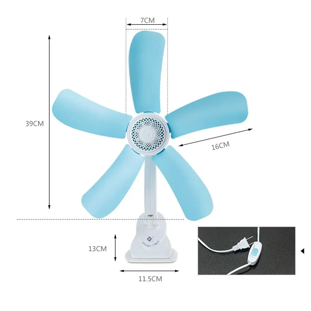 220V Wall Fan Breezer Cooler Office Portable Electric Clip Fan ...