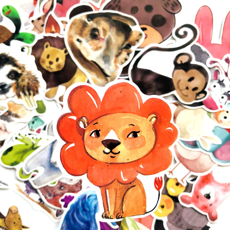 50 шт. VSCO девушка супер милые животные наклейки автомобиль ноутбук ...