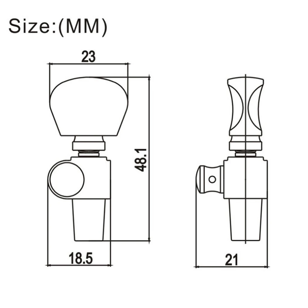 Banjo 5th String Tuning Peg Key Tuner For Banjo Replacement Parts ...