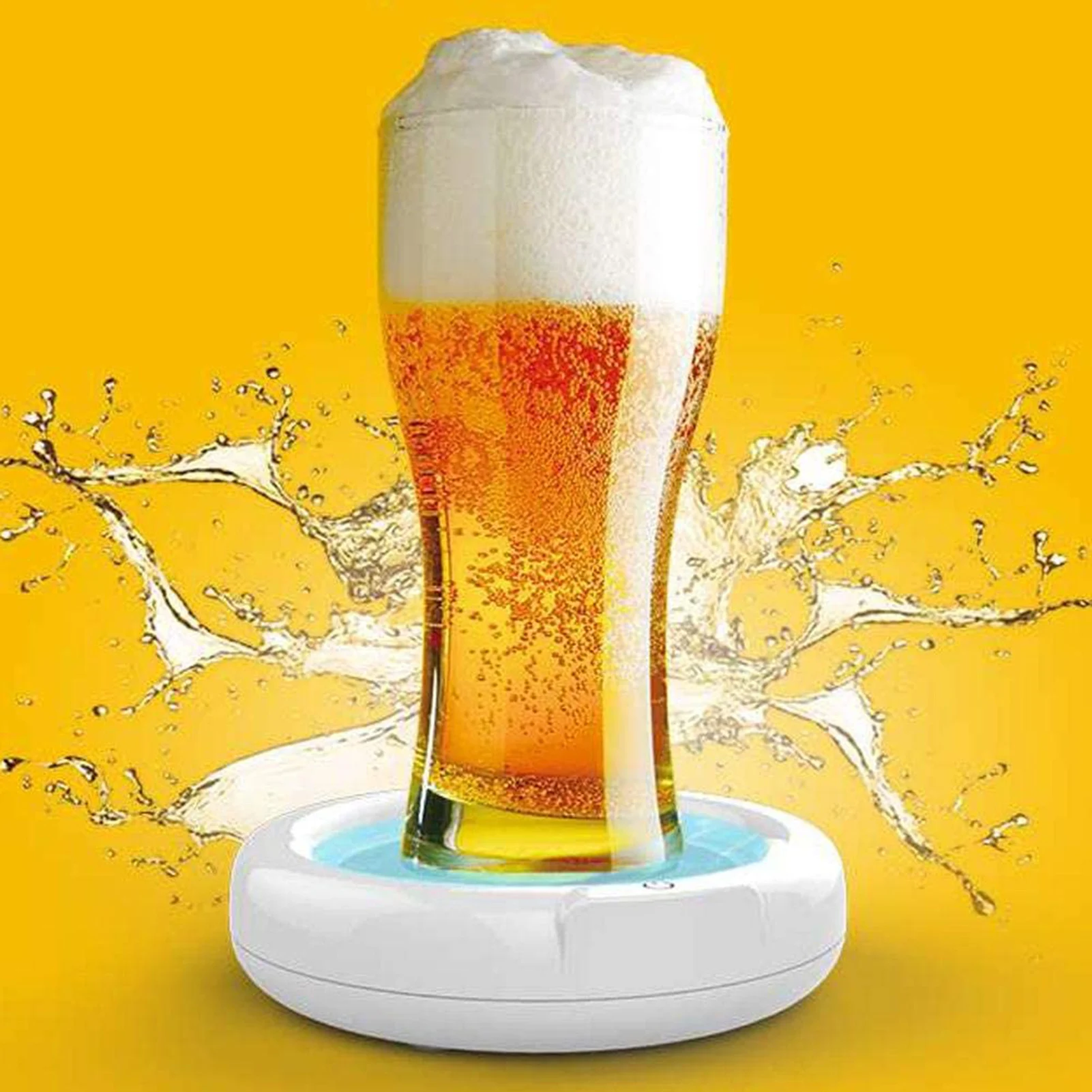 Portable Beer Foamer Rechargeable Ultrasound Beer Bubbler With Silicone ...