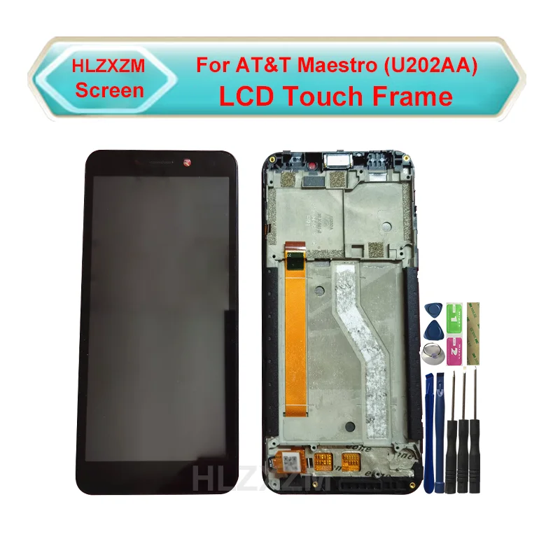 AT&T Maestro (U202AA) LCD 디스플레이, 터치 스크린 프레임 디지타이저 어셈블리 교체|휴대폰 LCD ...