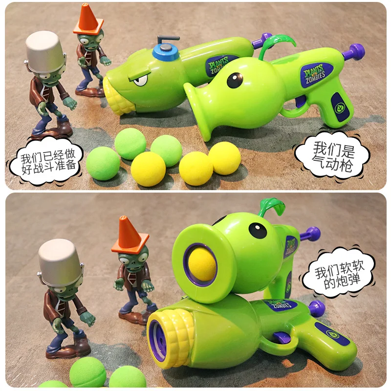 Plants vs Zombies Hand Do Air Powered Guns Fire Bullets Pea Shooter ...