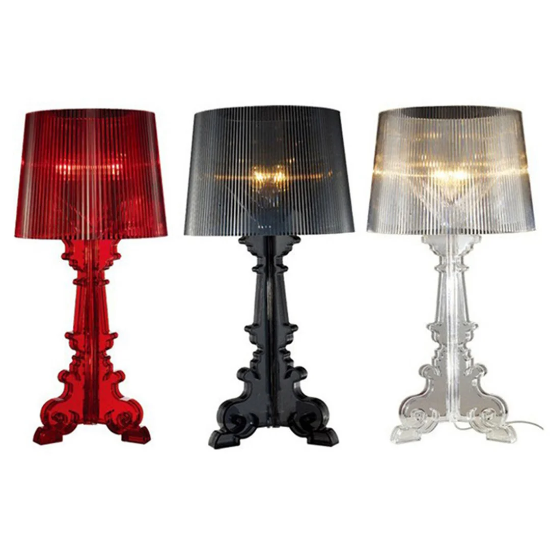 Clear Acrylic Table Lamps for Living Room Beside Lamp Home Deco Desk ...