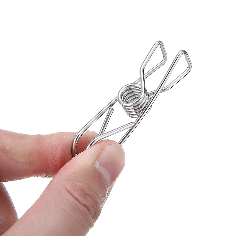 Pince à linge,Pinces à linge en acier inoxydable, 60 pièces, pinces à ...