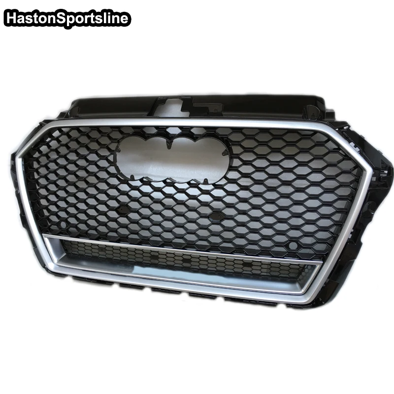 For RS3 Style Racing Grills Front Sport Honeycomb Hood Engine Guard for ...