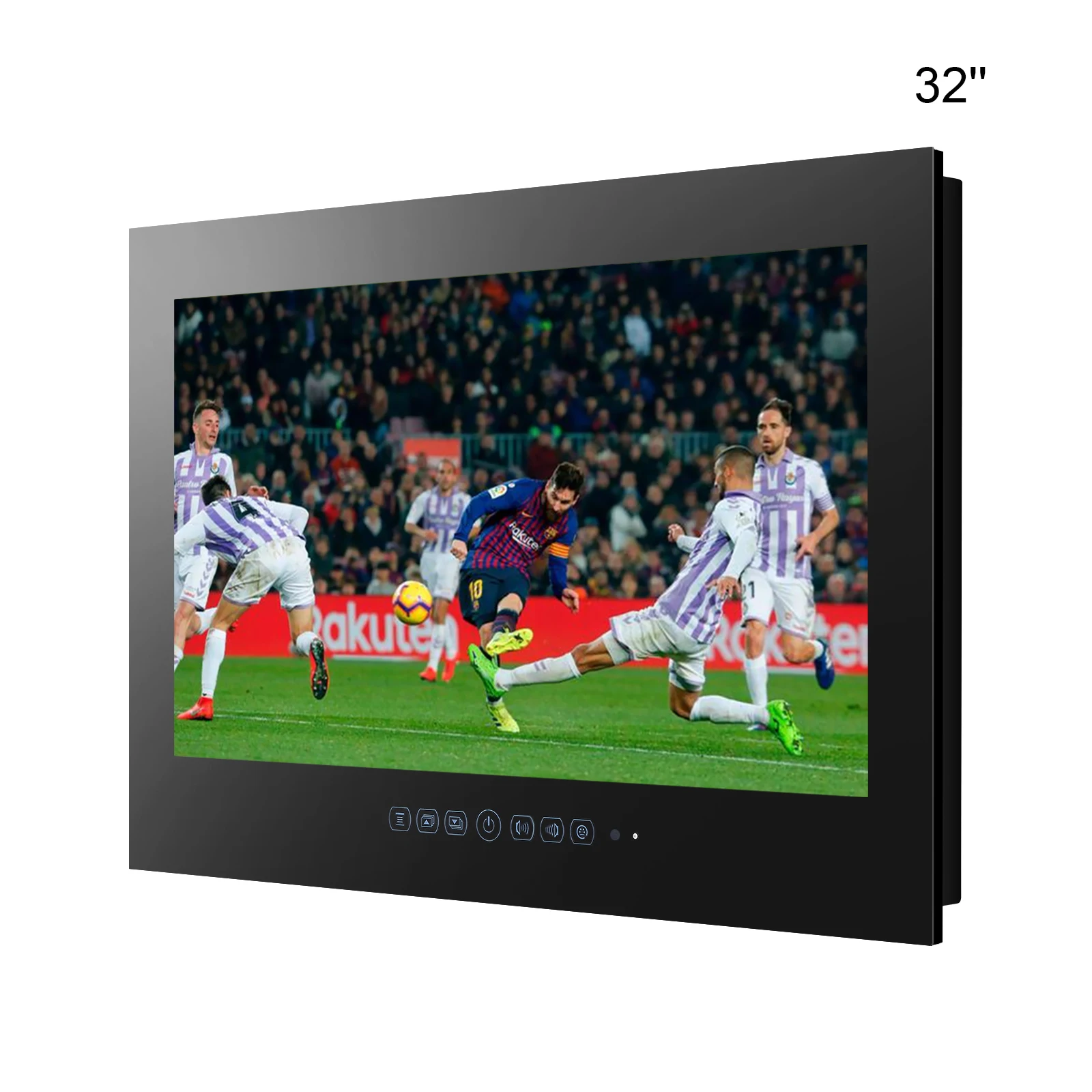 Haocrown 32 Inch Bathroom TV Black, IP66 Waterproof Television With ...